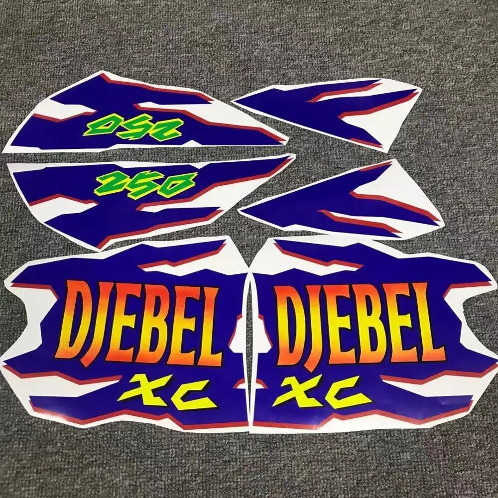 Наклейка на мотоцикл для SUZUKI DJEBEL 250 XC Синий