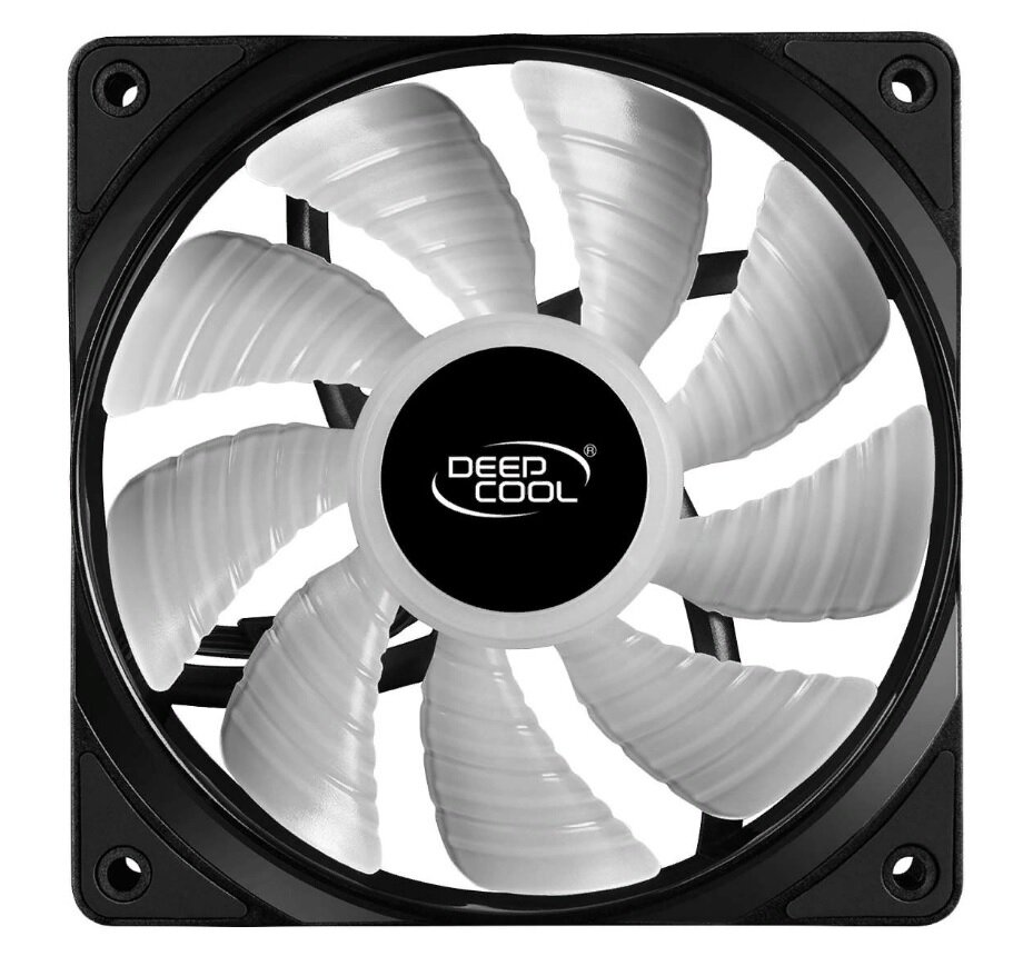 Корпусный вентилятор Deepcool Вентилятор RF 120 120x120mm 4-pin 18-27dB 164gr LED Ret