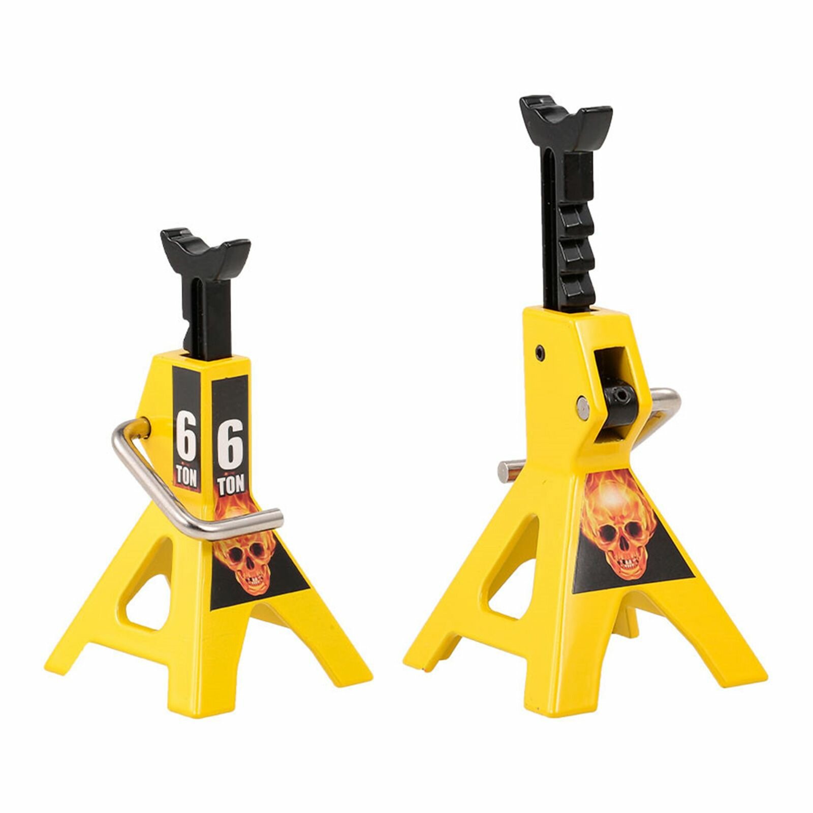 Домкрат автомобильный,2 имитационных 6-тонных домкрата-желтый