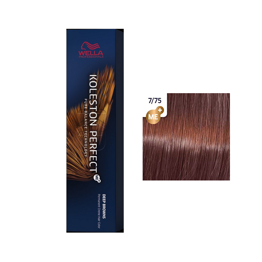Wella Koleston Perfect ME+ 7/75 - Стойкая краска светлый палисандр 60 мл