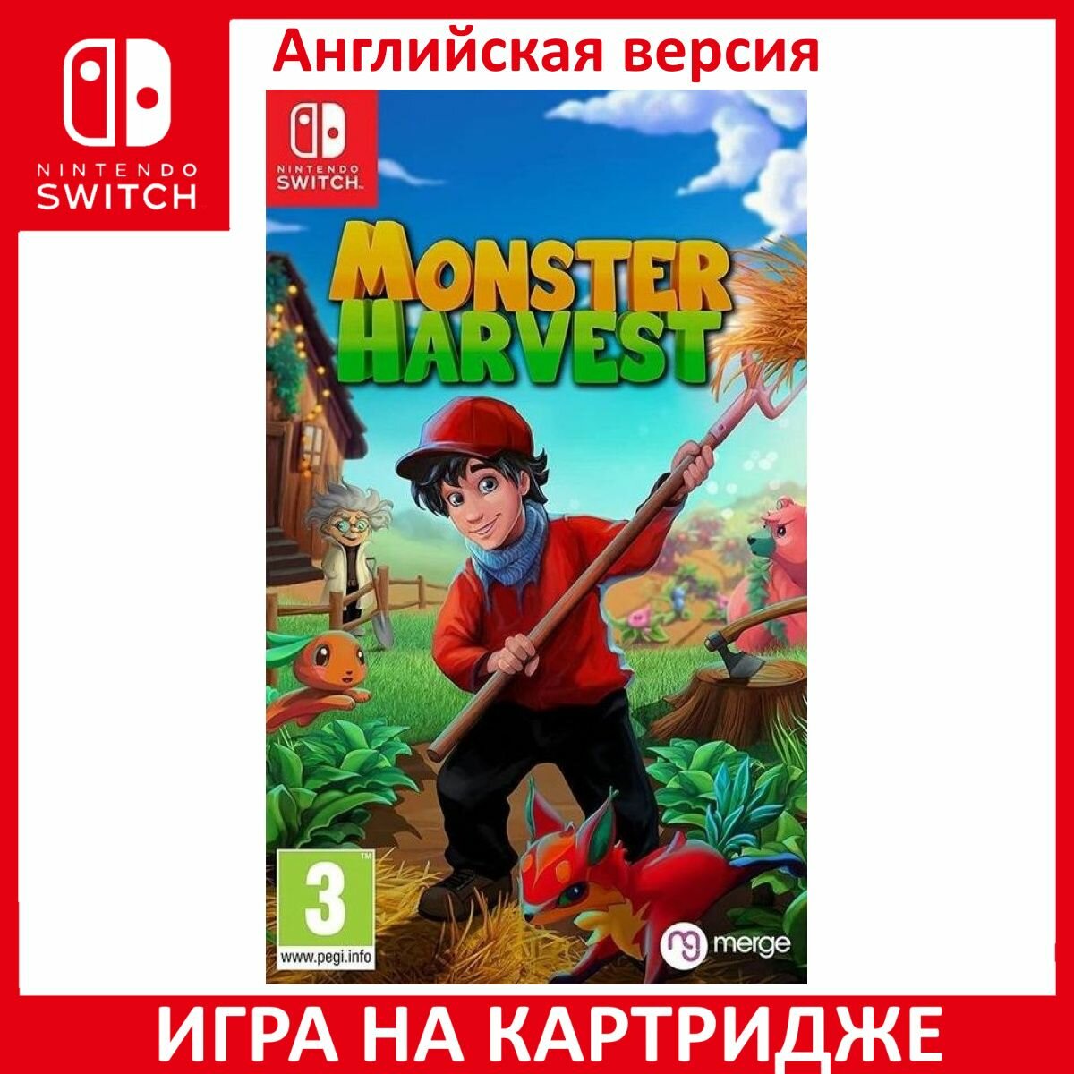 Игра Monster Harvest Switch Картридж на Nintendo Switch Английская версия