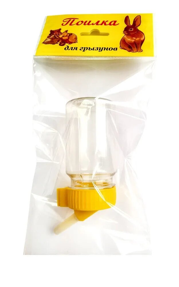 Вака Поилка для мелких животных пластмассовая, 50 мл