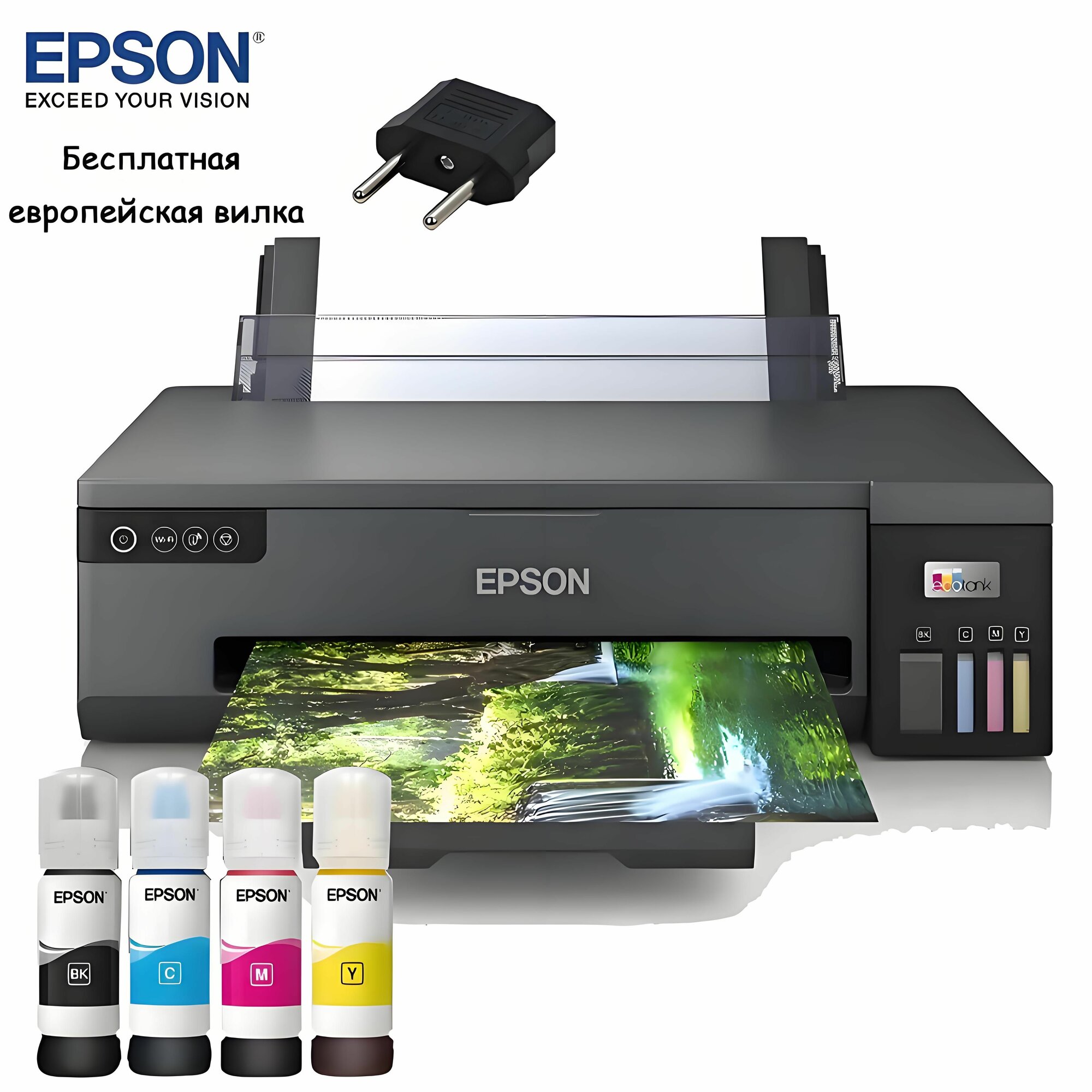 Epson Принтер струйный L11058-, черный матовый