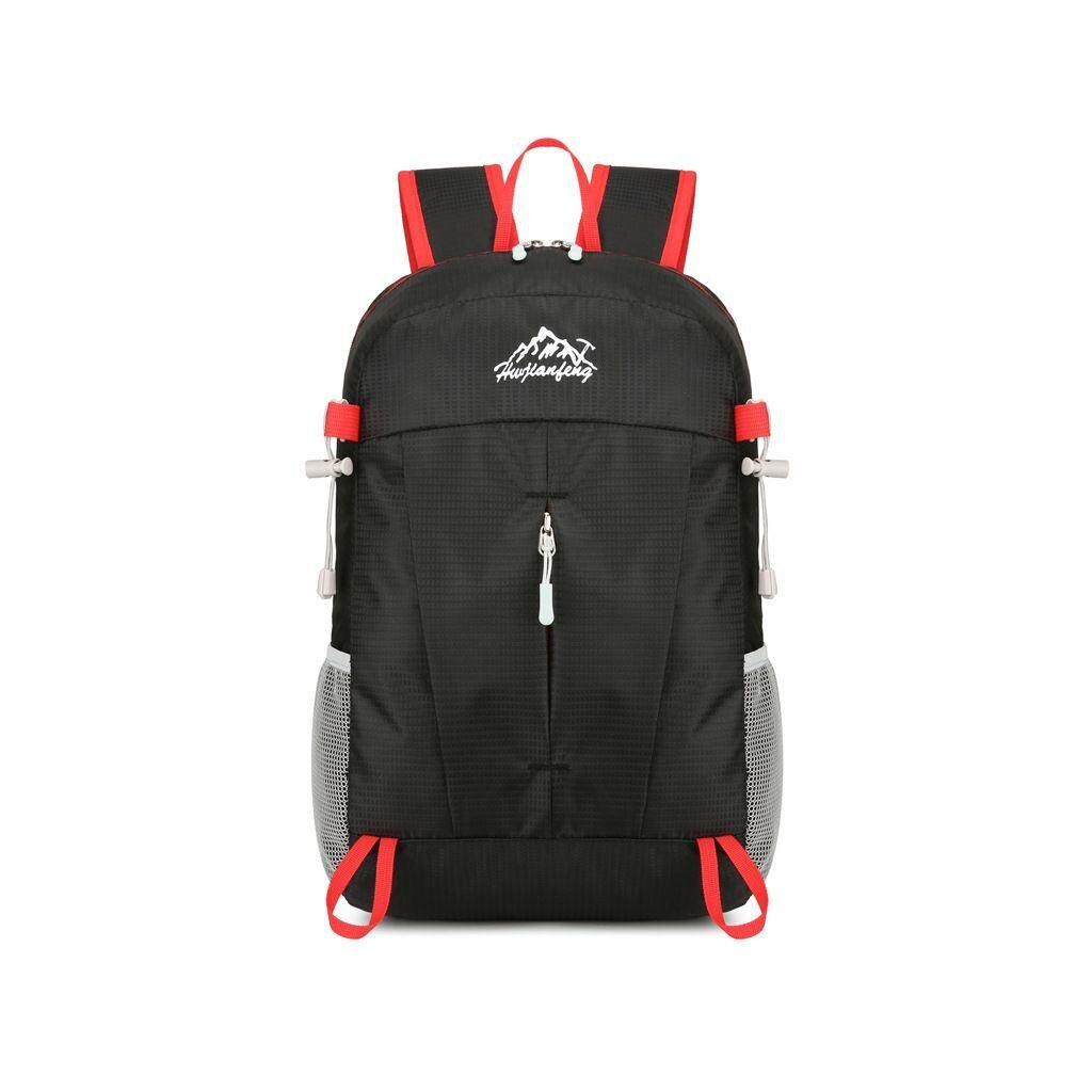 Рюкзак туристический походный складной 20 литров, цвет черный