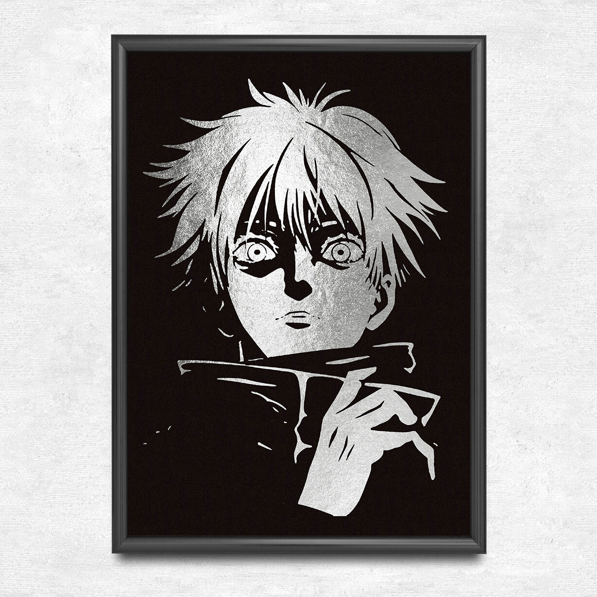 Постер на стену по аниме Магическая битва / Плакат интерьерный Sorcery Fight Сатору Годжо