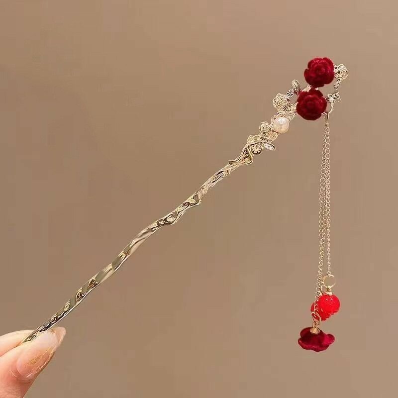 Заколка Hanfu Cos, с кисточкой, в старинном стиле, защита окружающей среды