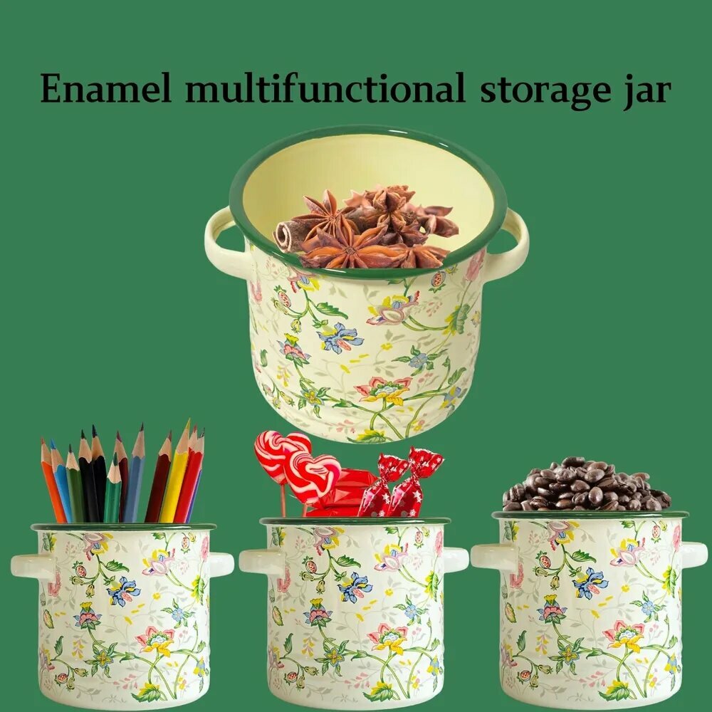 Бак для продуктов, Эмаль, 1.2 л