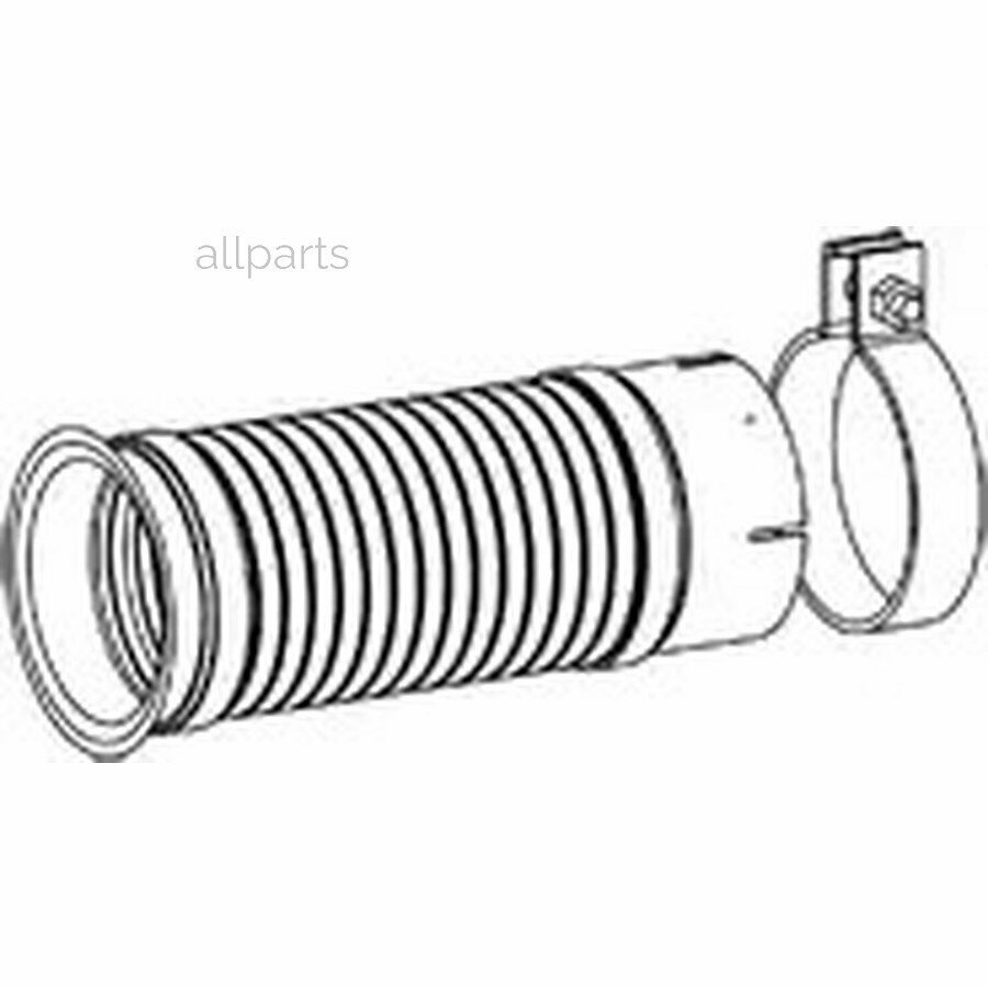 DINEX 29242RK гофра глушителя! с фланцами (р/к для 29242)\Iveco EuroTech/EuroStar/Stralis
