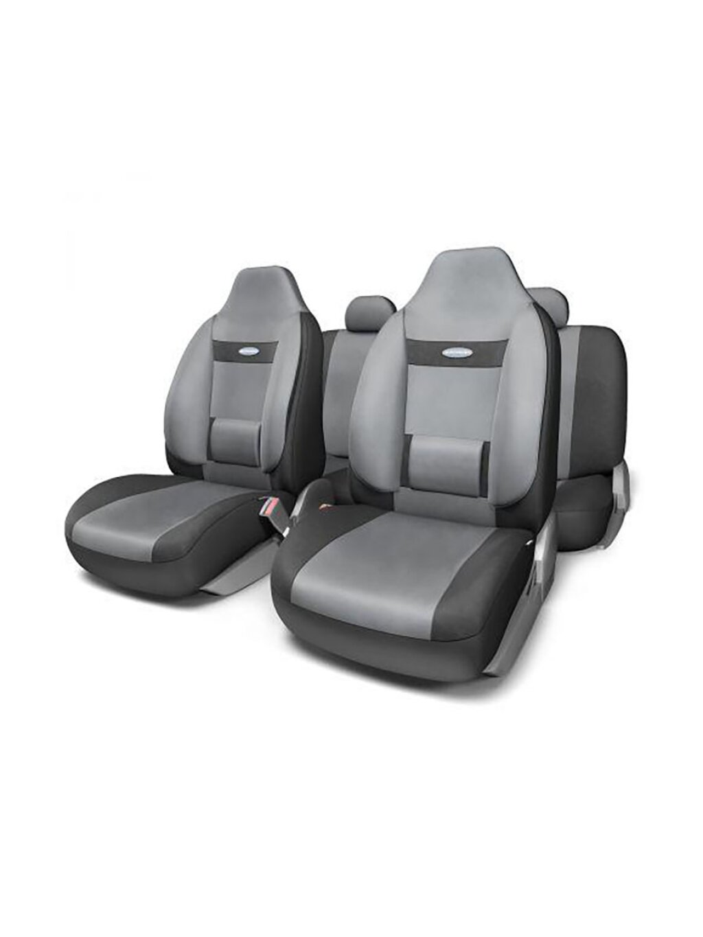 Чехлы автомобильные Autoprofi Comfort Велюр черный/серый 9 предметов