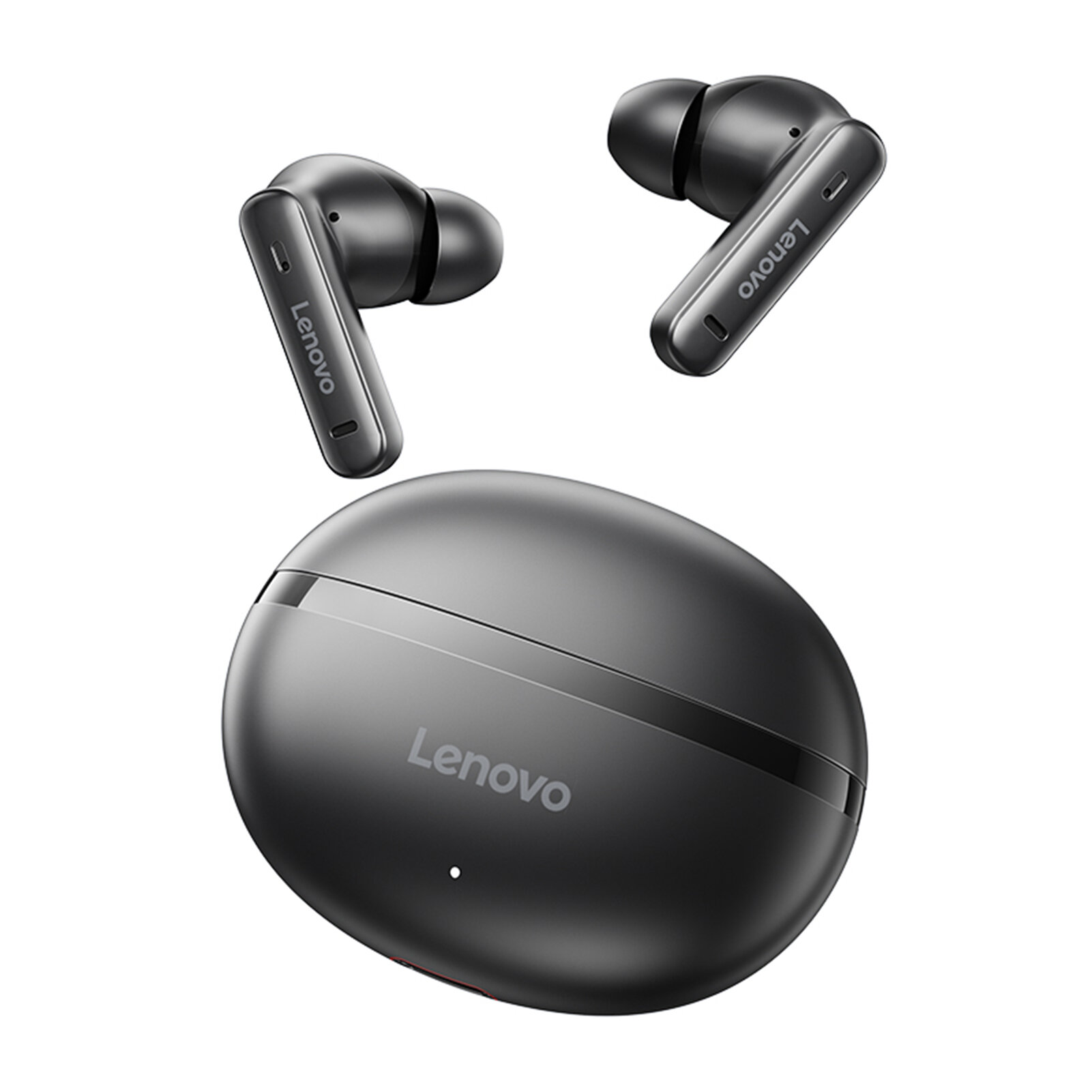 Lenovo EA210 Wireless Noise Canceling Earbuds In-Ear Headphones Support BT5.3 Compact Sport Gaming Earphones with Dual Modes Audio Decoding