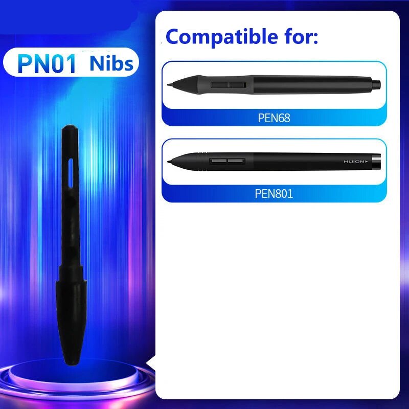 Наконечники для Huion Pen68/Pen801 PN01 nibs