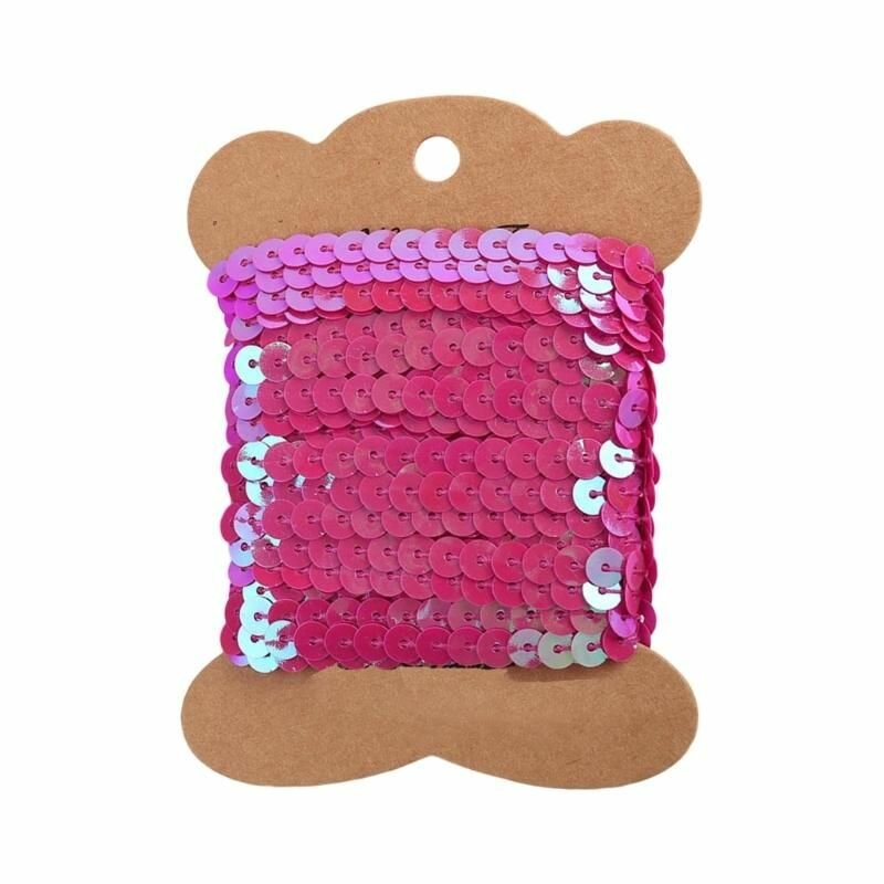 Набор для декора костюмов с пайетками, Розово-красный