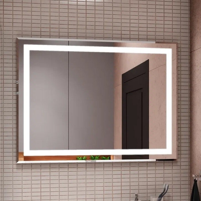 Зеркало CONTINENT Люкс 80х60, с подсветкой