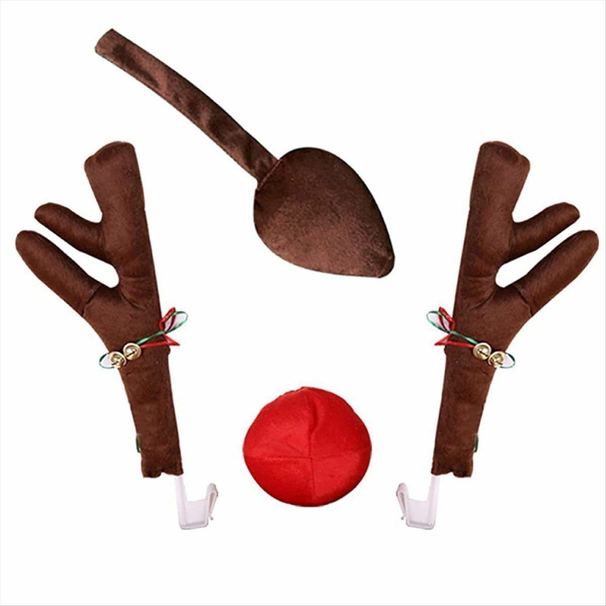 Рождественский автомобильный комплект для украшения рогов оленя