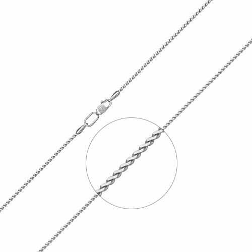 Цепь белое золото, 585 проба, родирование