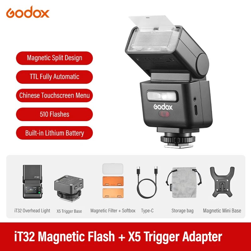 Godox iT32&X5 TTL Вспышка для Canon It32 with X5-N