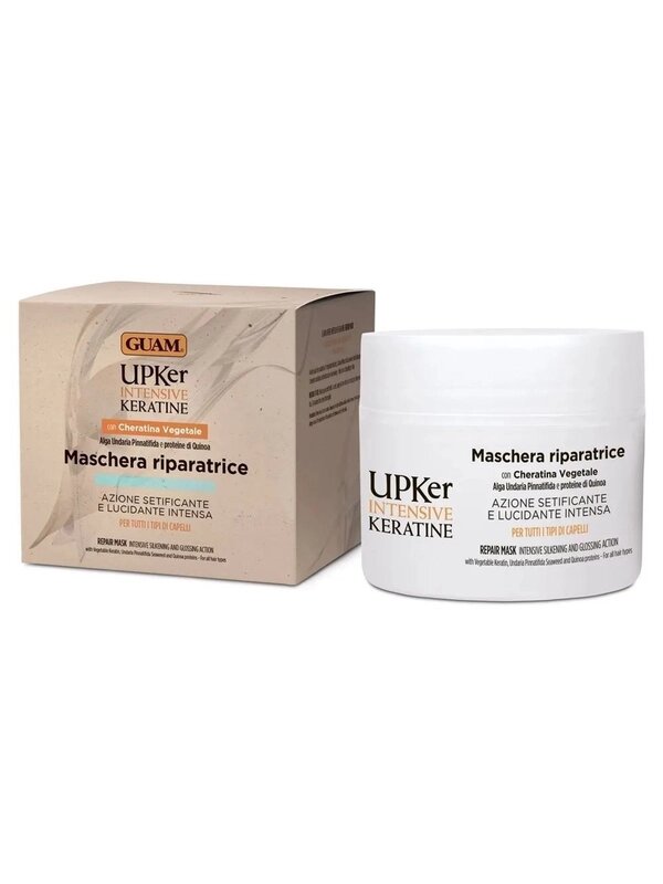 Guam Маска восстанавливающая с Кератином для гладкости волос Intensive Keratin, 200 мл