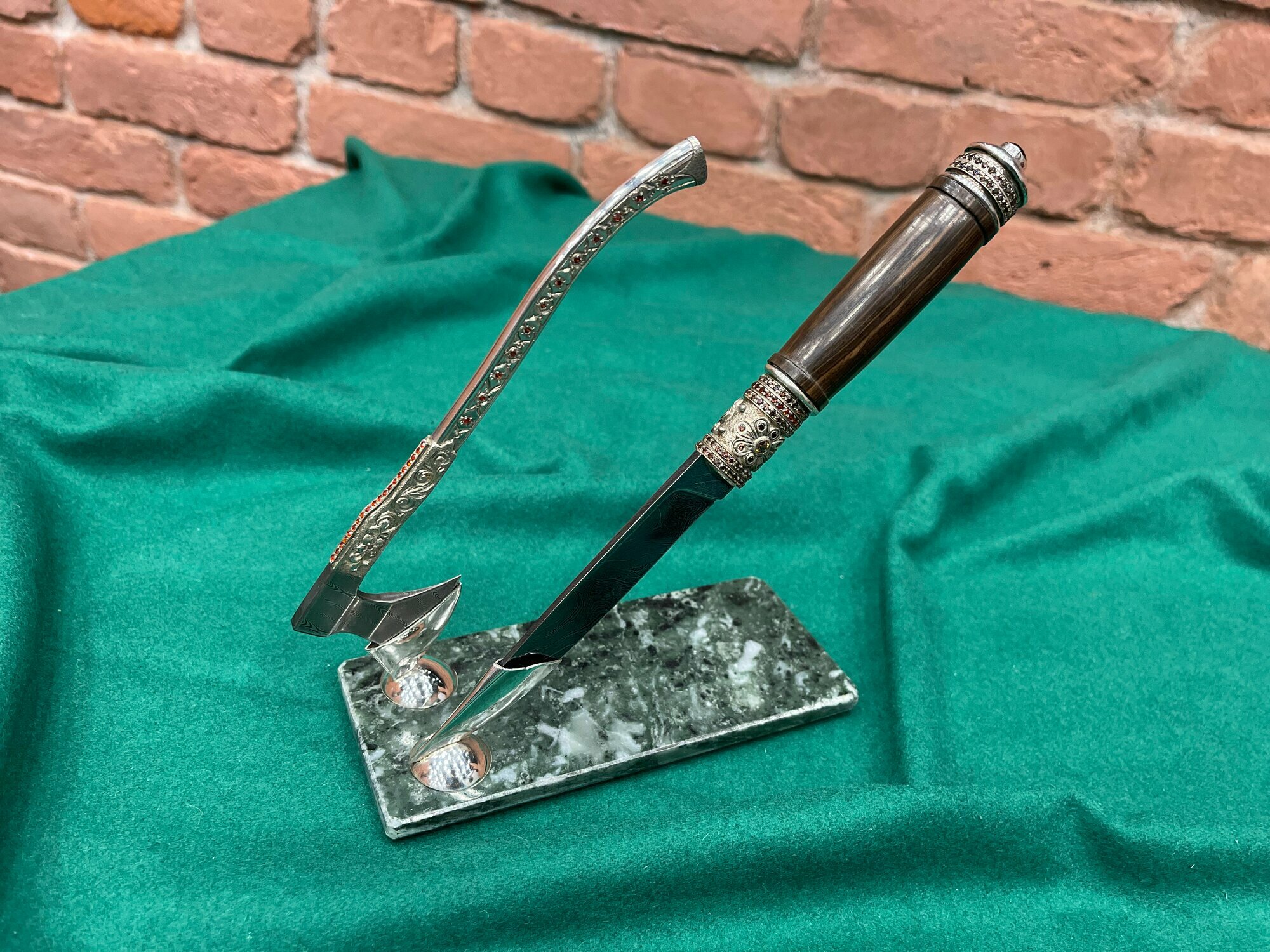 Набор нож "Кавказский" ручная работа, эксклюзив ООО ПП Кизляр