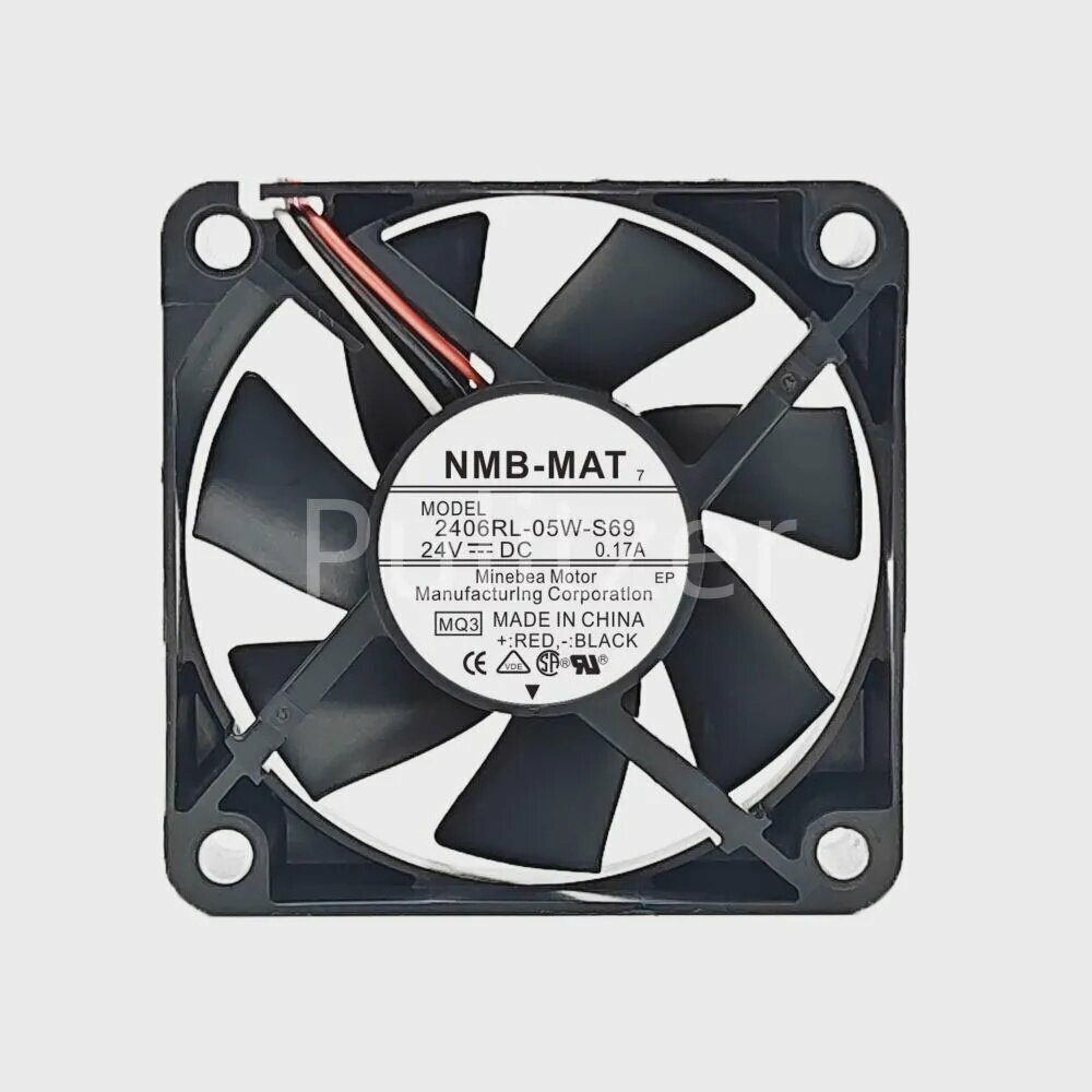 Вентилятор охлаждения 2406RL-05W-S69 60*60*15mm 24В 0.17A