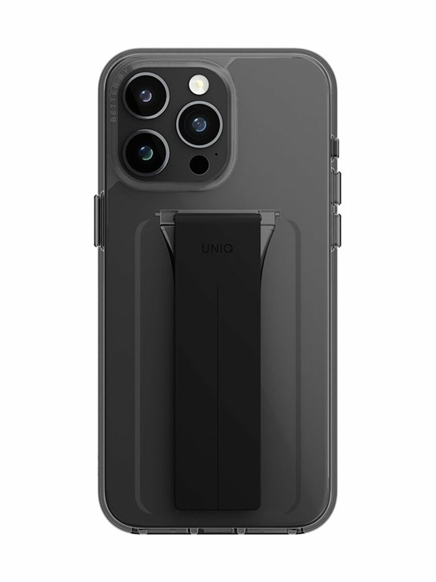 Uniq чехол для iPhone 15 Pro / Чехол для iPhone 15 Pro / Heldro Mount with Stand (серый)