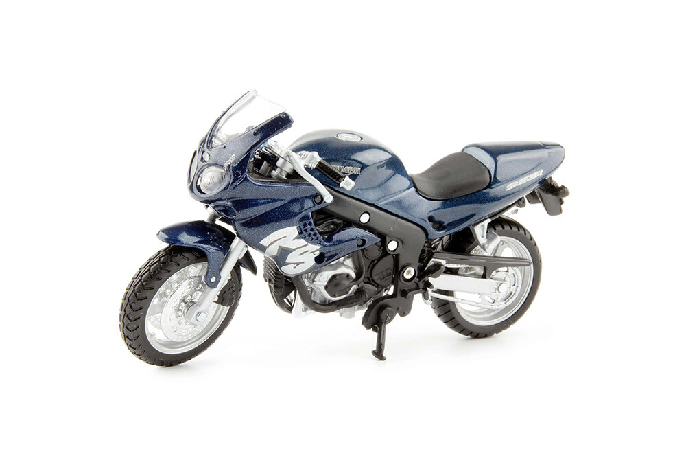 Модель коллекционная MAISTO Triumph sprint rs / триумф спринт синий (длина 11,9 см)