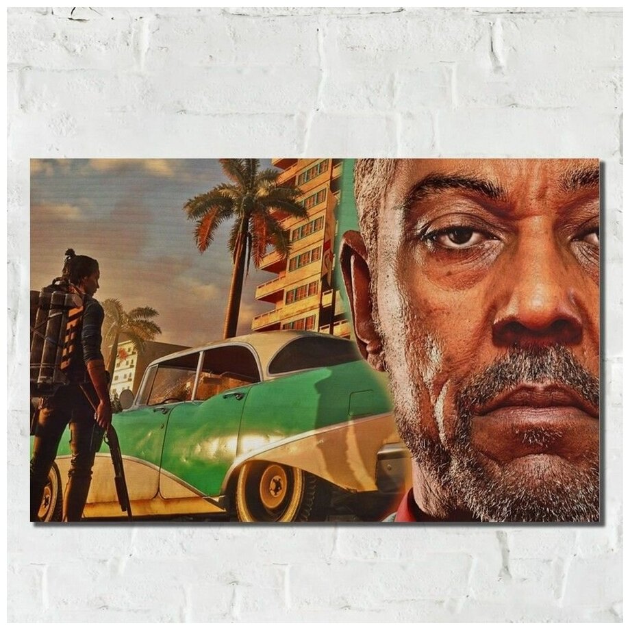 Картина интерьерная на дереве игра Far Cry 6 - 12171