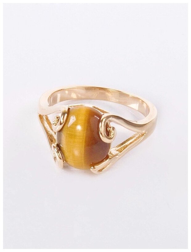 Кольцо, тигровый глаз