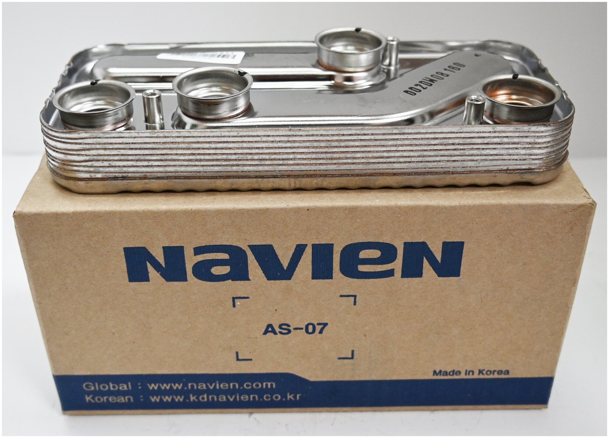 Теплообменник вторичный ГВС Navien Deluxe E 10-24K, Deluxe C 13-24K 30013792A