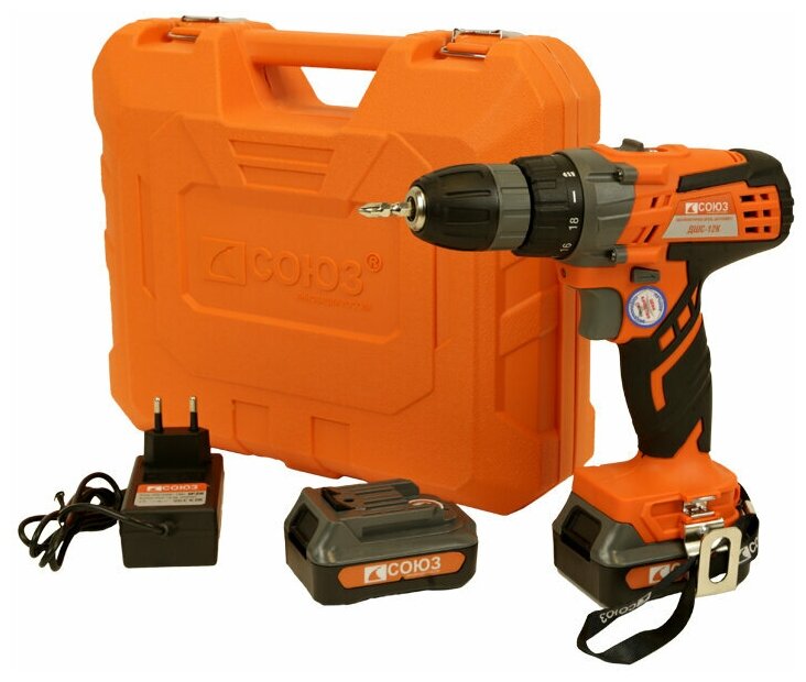 Аккумуляторный шуруповерт СОЮЗ ДШС-12К