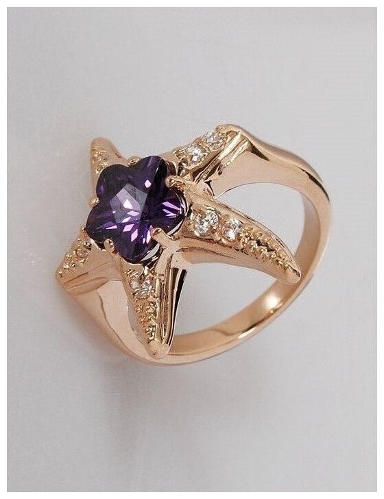 Кольцо, аметист