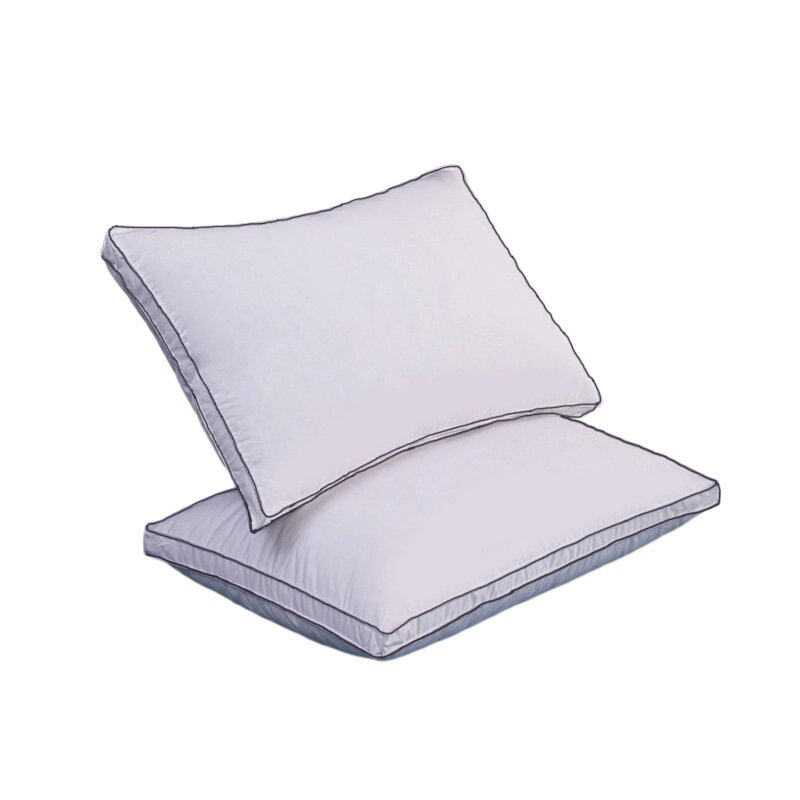 Наполнитель для подушки отеля, кросс-бордер, Amazon, школа, больница, гостевой дом, полностью хлопковый, перьевый, бархатный, одинарный, высокий, низкий наполнитель для подушки