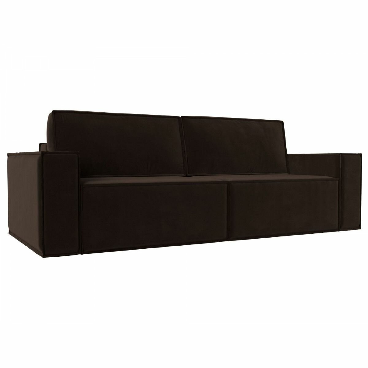 Прямой диван Куба, Микровельвет, Модель 116222