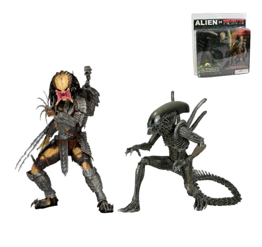 Набор фигурок Чужой против Хищника / Alien vs Predator (20см)