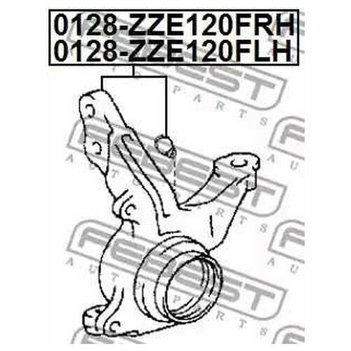 Кулак поворотный Febest 0128ZZE120FRH