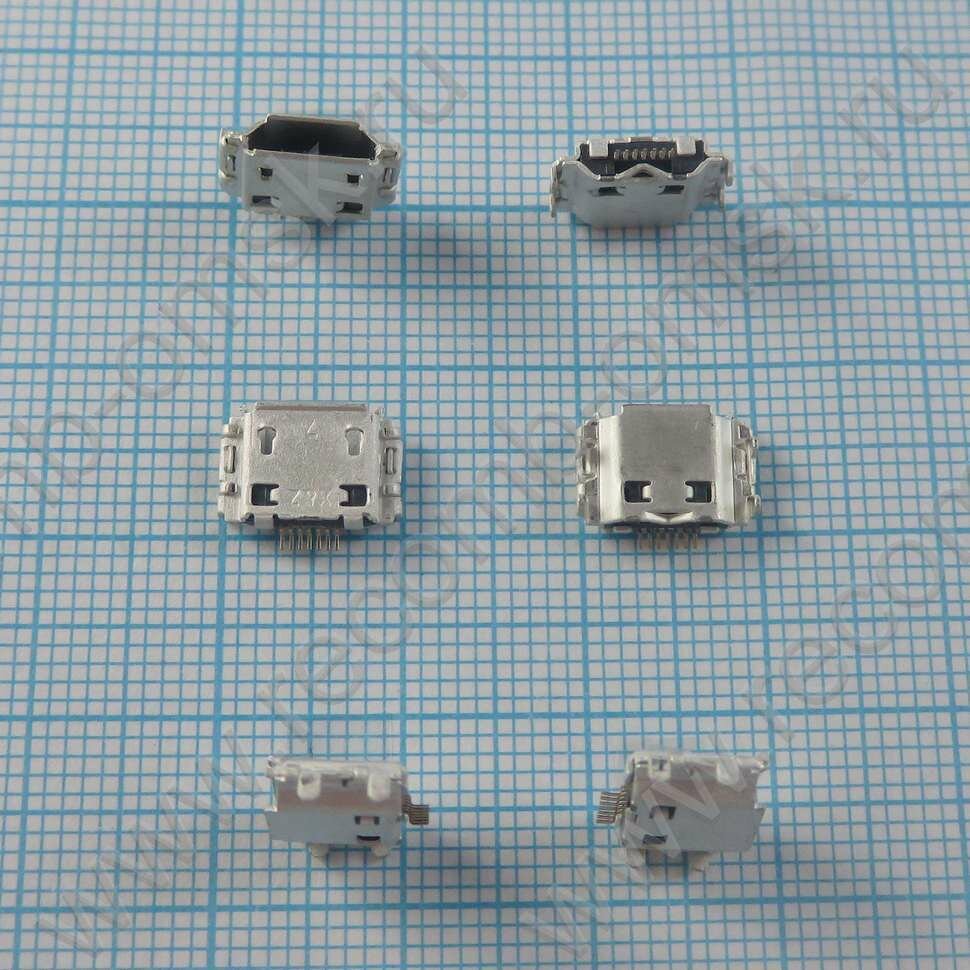 Разъем Micro USB 2.0 - B type - 7 pins - PJ144M