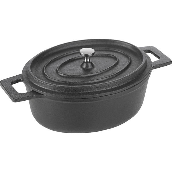 Кастрюля для запекания Эмбер Каст Мэтт чугун 0, 8л