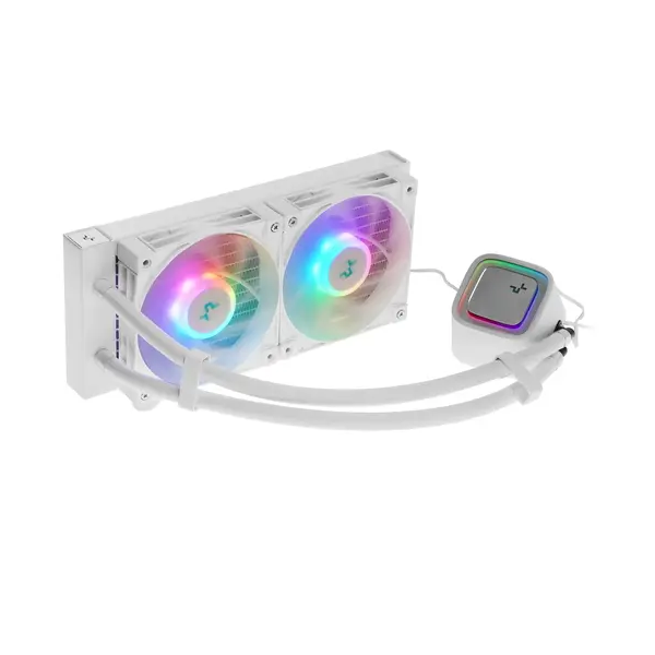 Система водяного охлаждения процессора Deepcool LS520, белый (R-LS520-WHAMNT-G-1) 1700 native