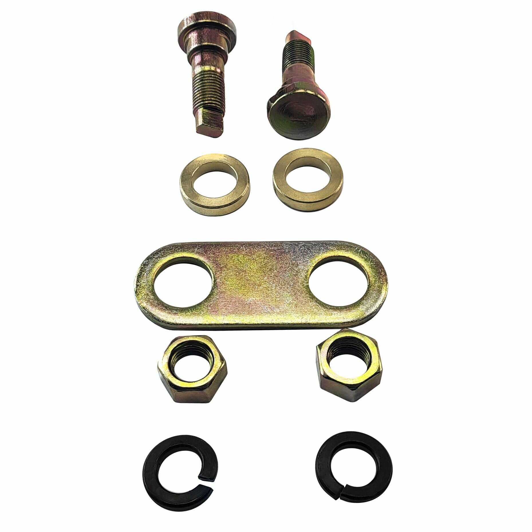 Ремкомплект регулировочный заднего тормоза для а/м УАЗ (болт эксцентрик задний, пластина)