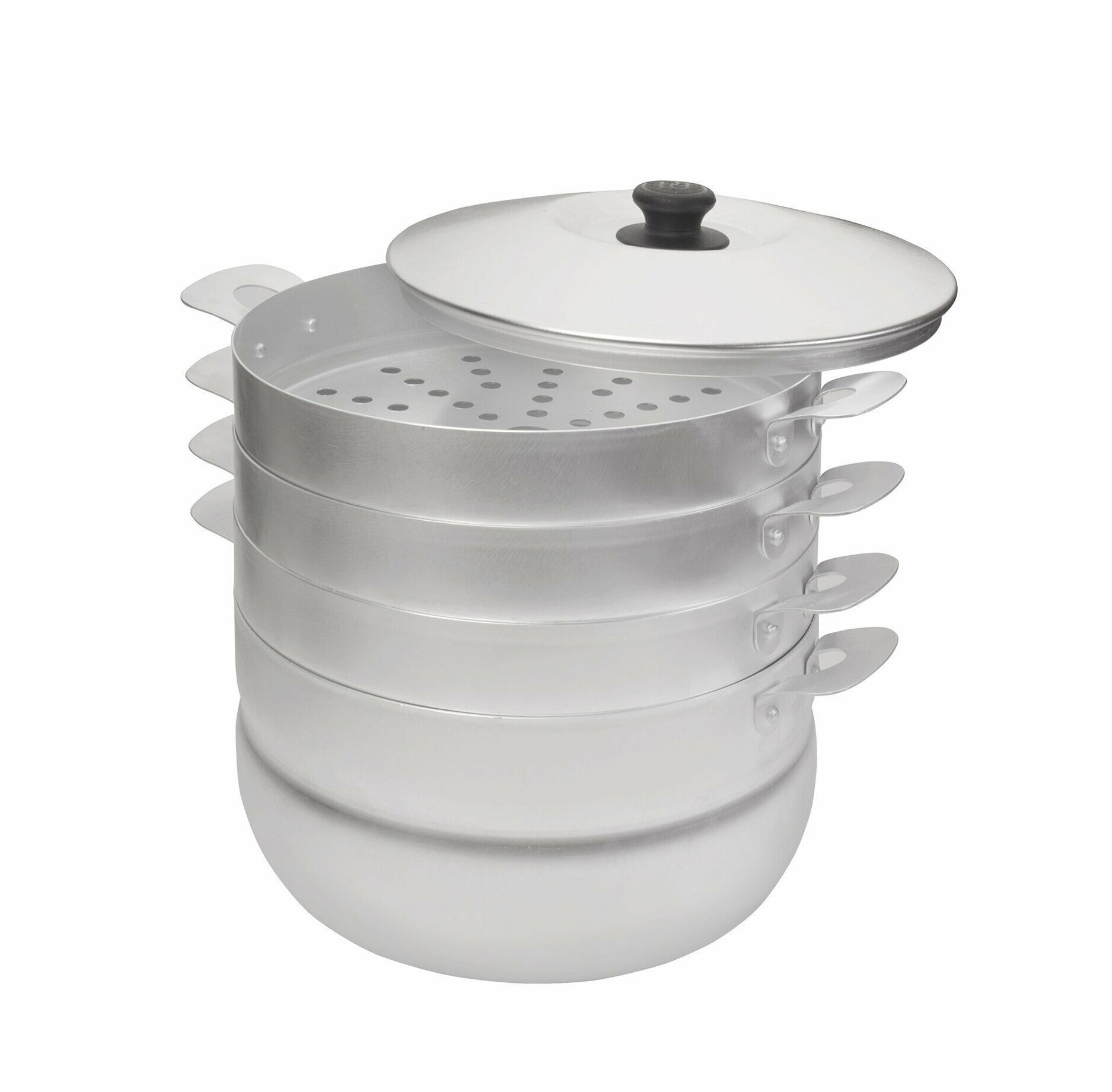 Мантоварка алюминиевая 6л, 3 яруса; предназначена для варки мантов, блюд традиционной восточной кухни, а также для приготовления блюд детского и диетического питания