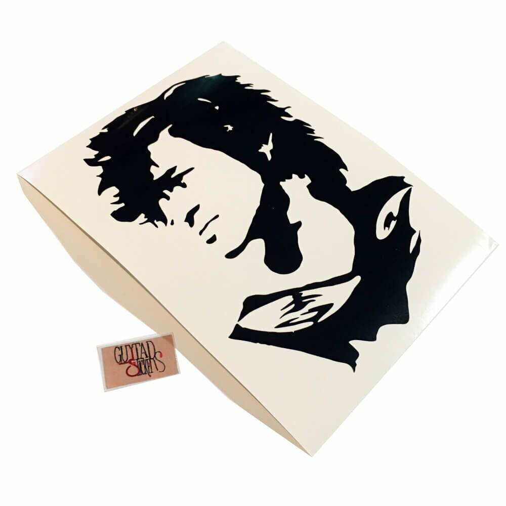 Наклейка Портрет Виктора Цоя, черный