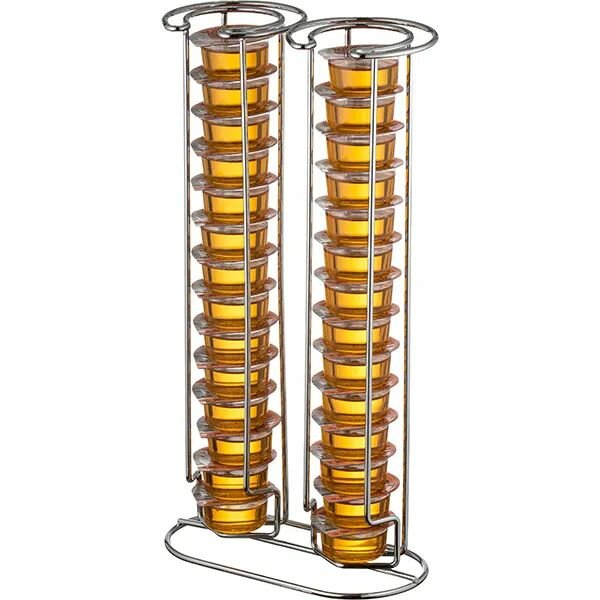 Подставка держатель для капсул 30шт. сталь нерж. , H30, L16, B8см