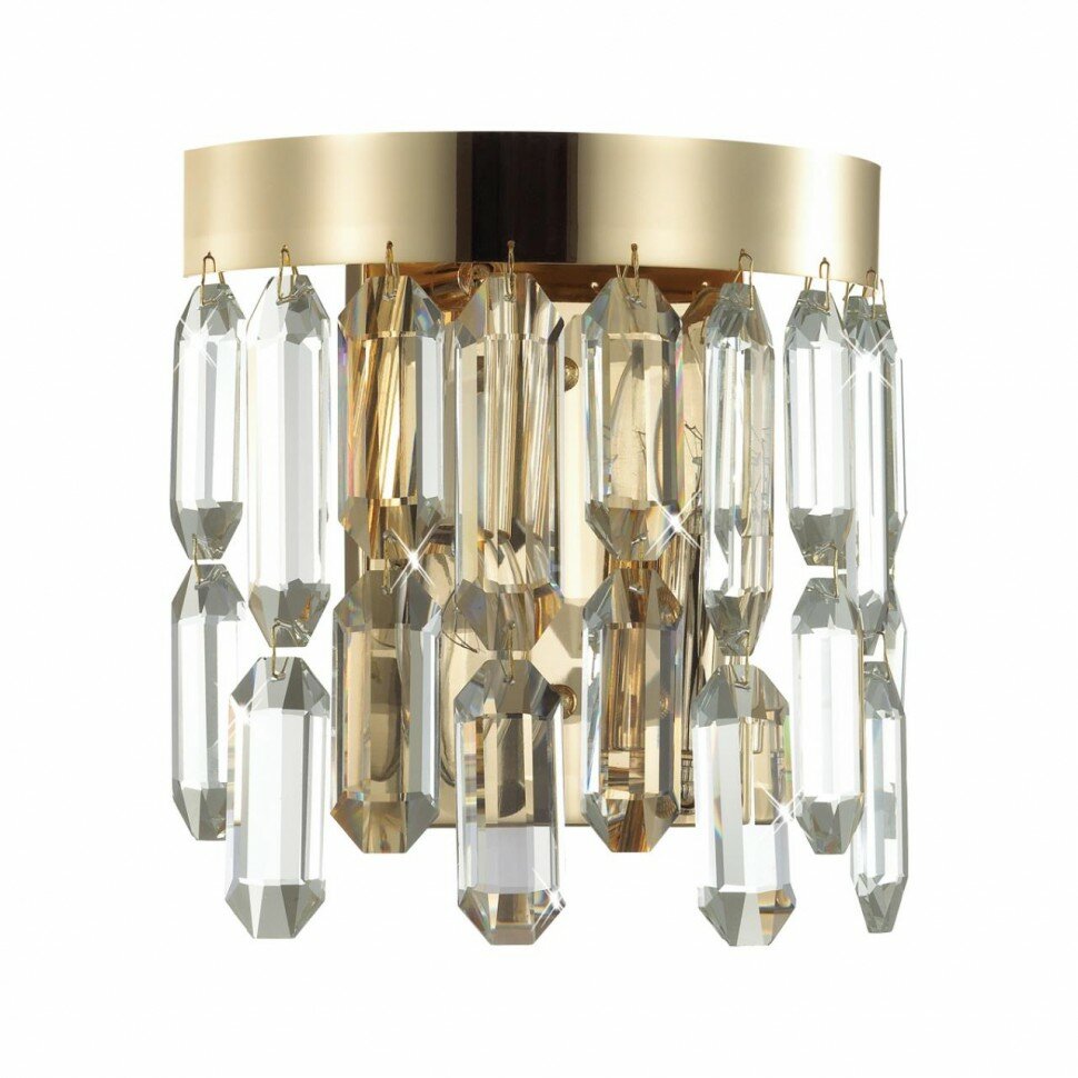 Odeon Light 4986/2W HALL ODL22 653 золотой/хрусталь Бра E14 2*40W DAKISA