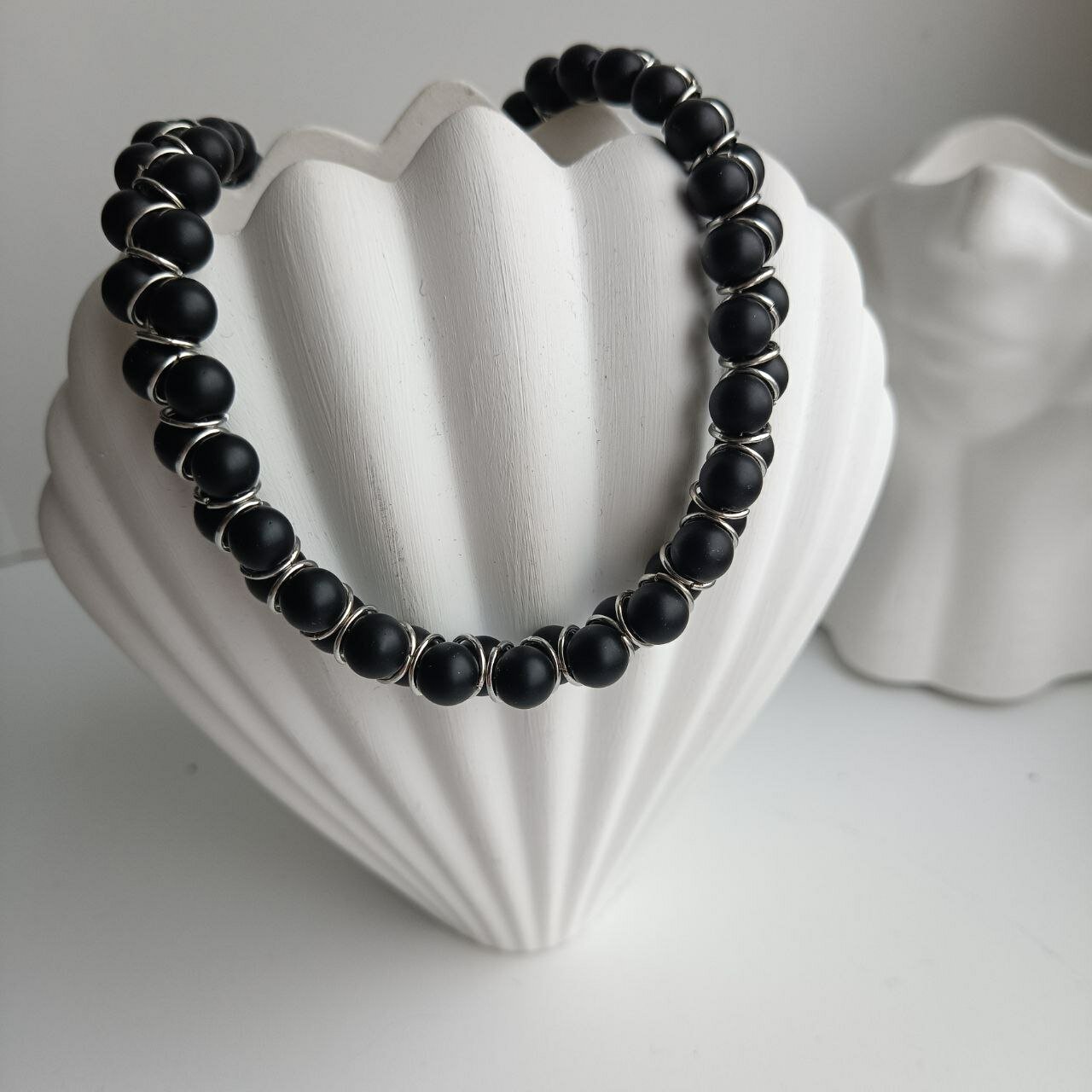 Чокер, агат