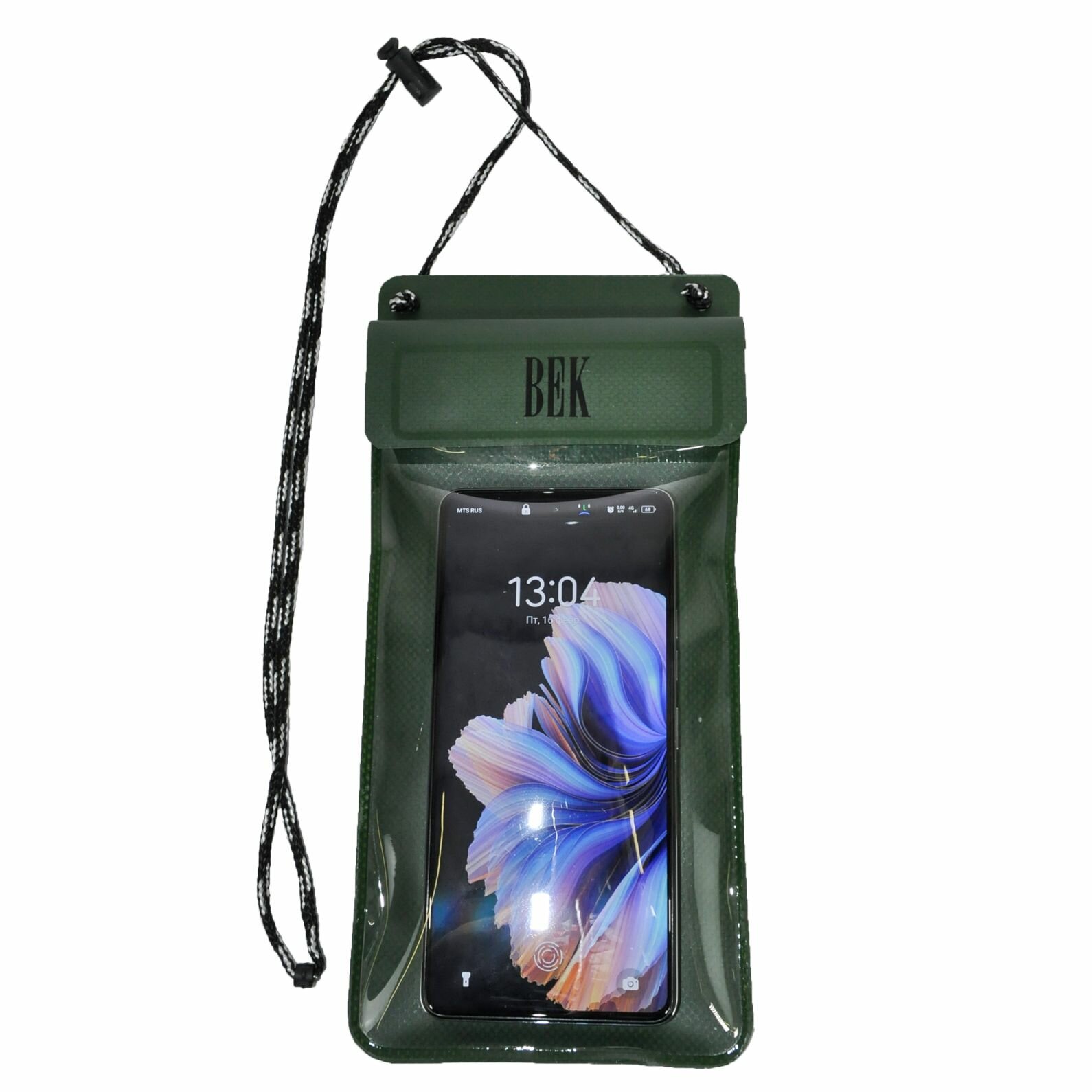 Водонепроницаемый чехол для телефона Век Аква хаки