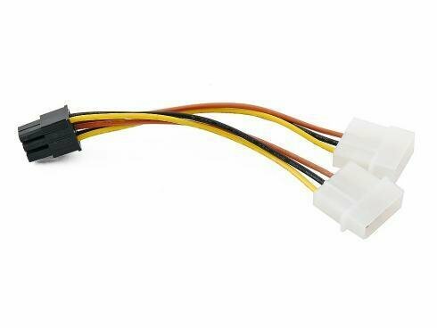 Переходник питания для видеокарт 2xMolex/6pin CC-PSU-6