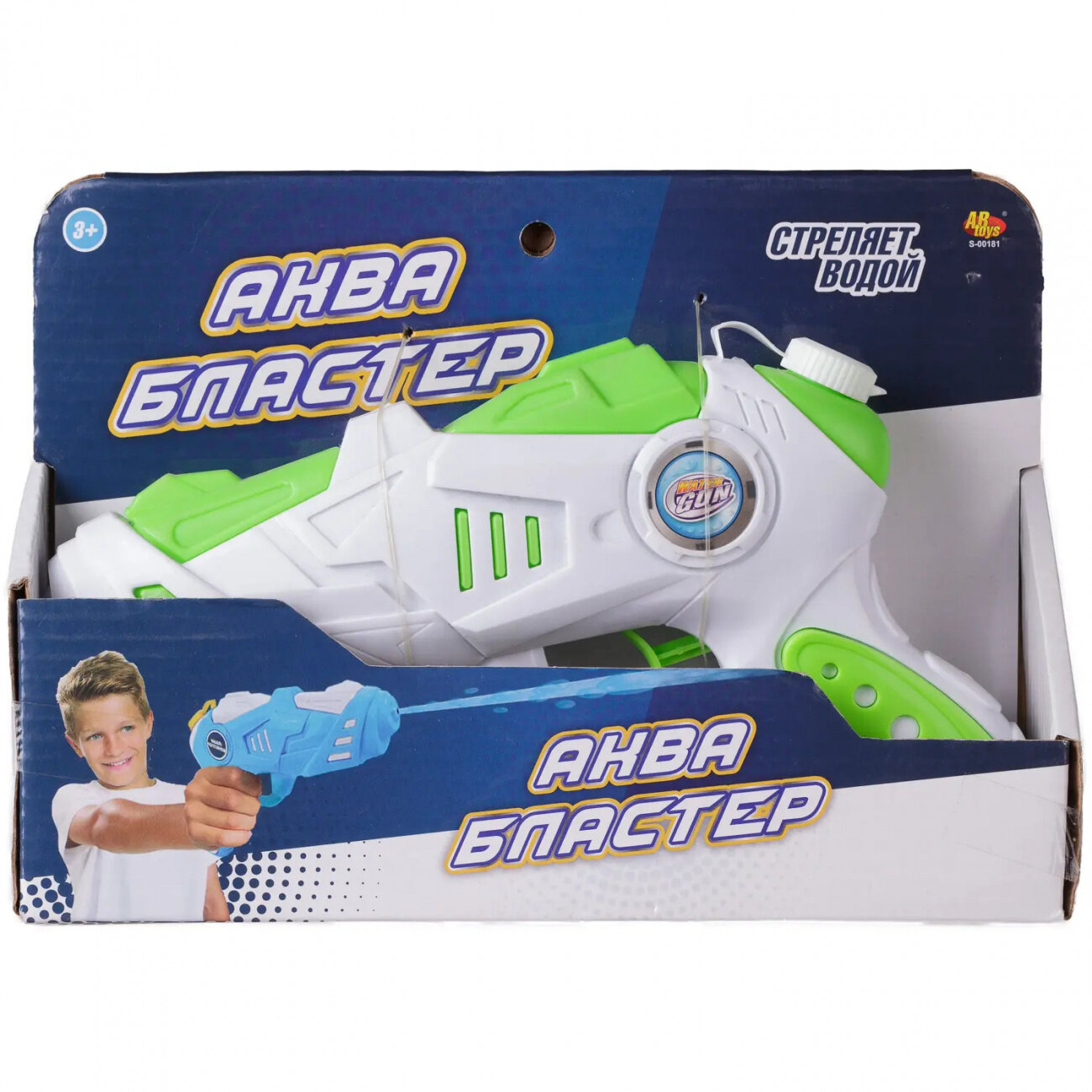 Abtoys Водное оружие Аквабластер 200мл белый S-00181/белый