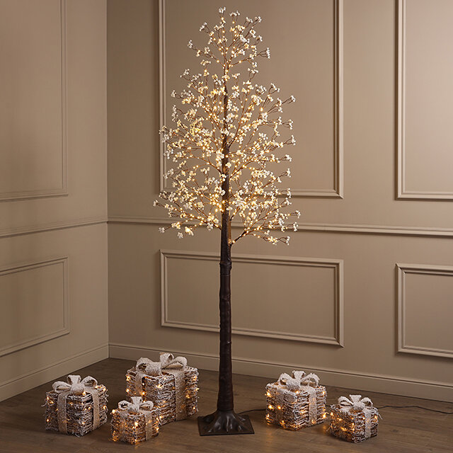 Светодиодное дерево Glenrothes 210 см, 500 теплых белых LED ламп, IP44, Winter Deco, 4070756