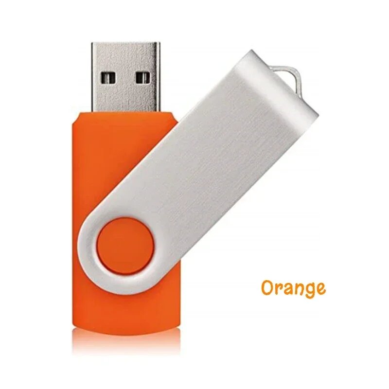 Оранжевая флэшка USB 2.0 512М