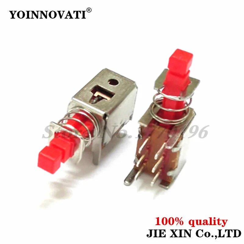 Переключатели YOINNOVATI PS-22F03 100 шт. красные
