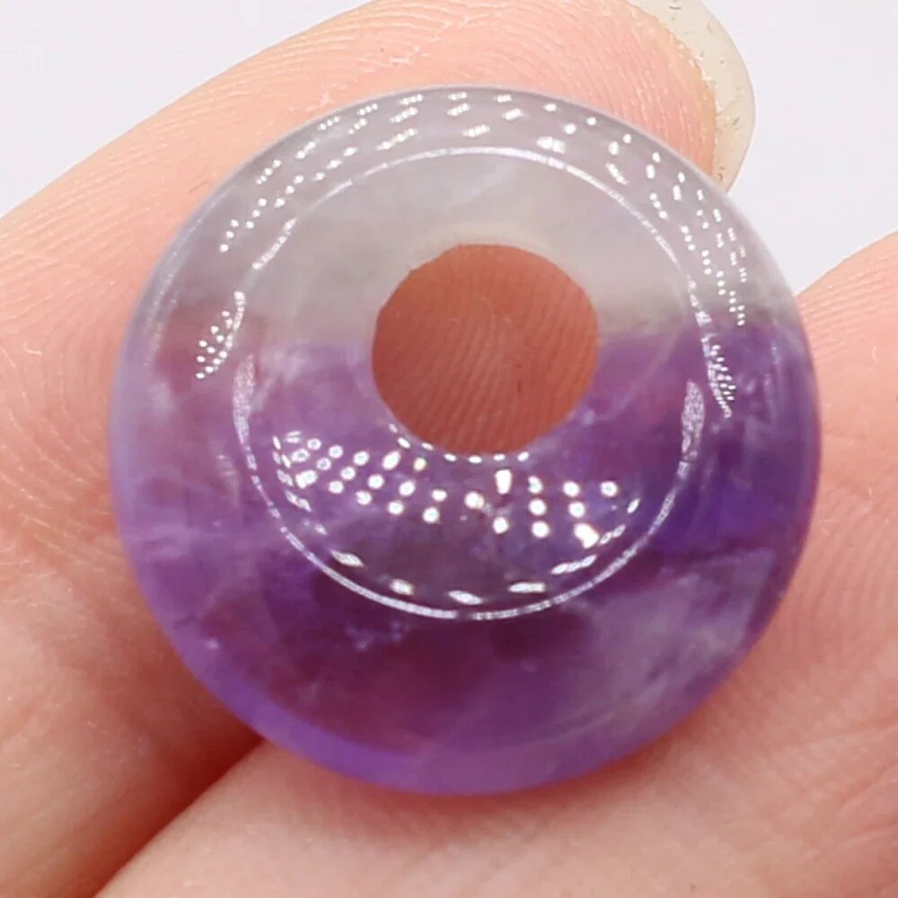 Бусины из натурального камня 18 мм Фиолетовый, amethyst